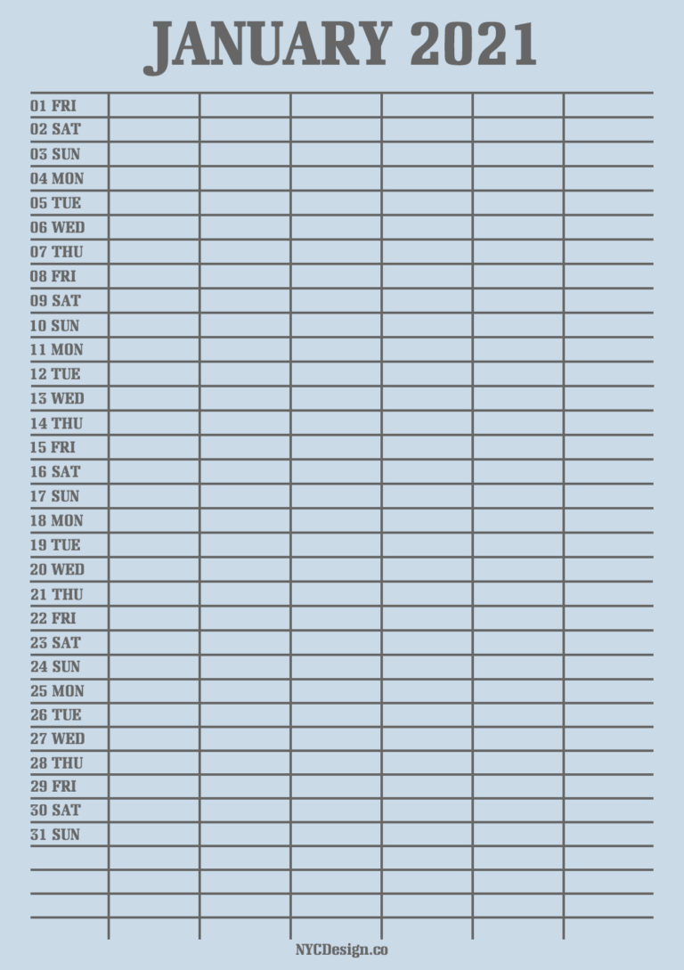 2021 Monthly Calendars, Planners, Printable Free, Pink – Planners for ...