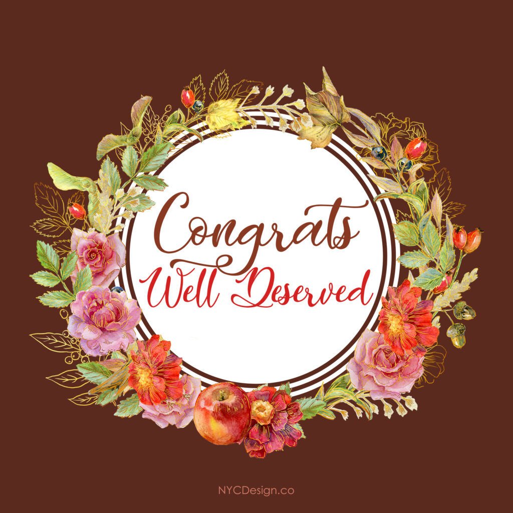 Congratulations Cards, Free, Printable: Floral, Brown – nycdesign.us ...