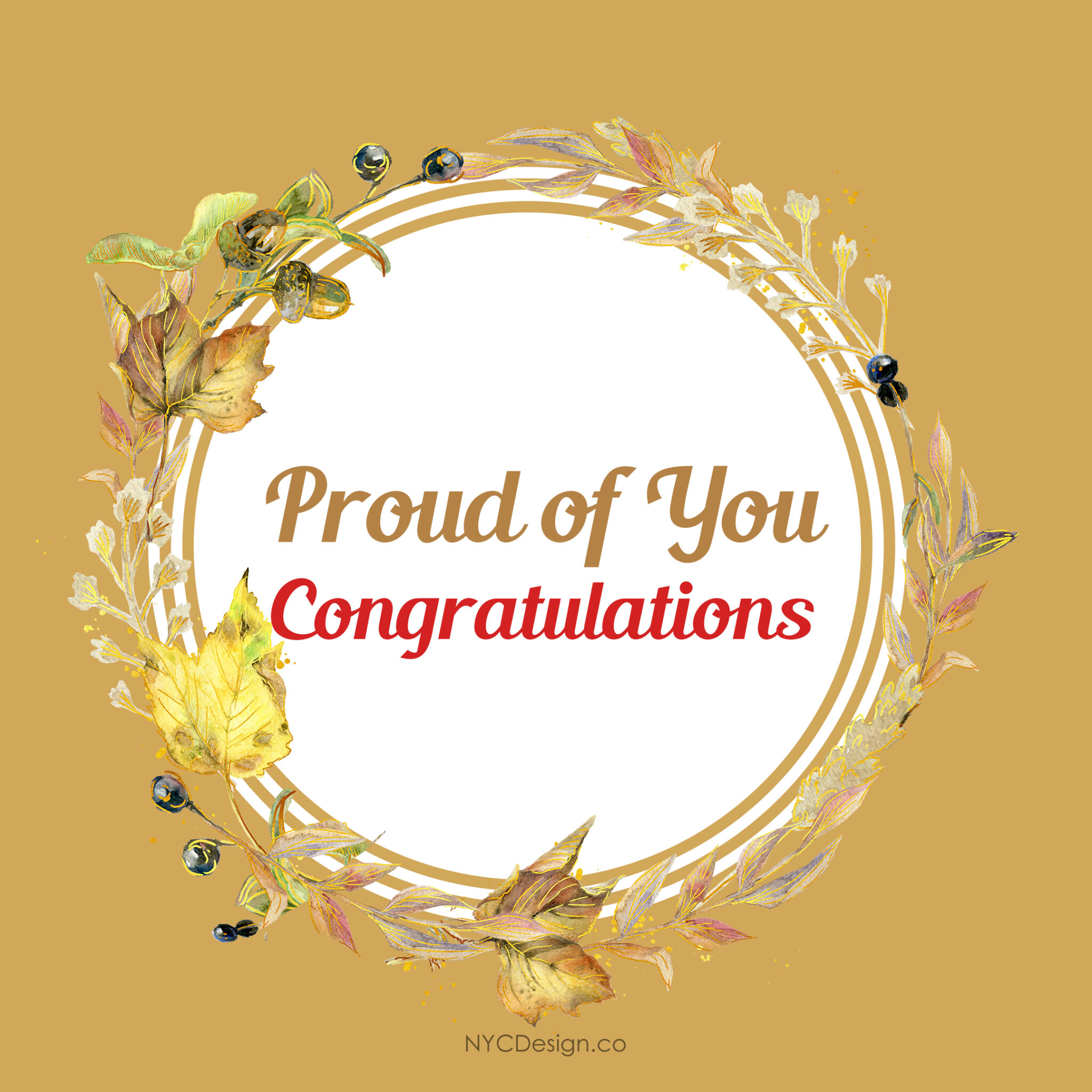 Congratulations Card, Free, Printable: Floral, Beige – nycdesign.us ...