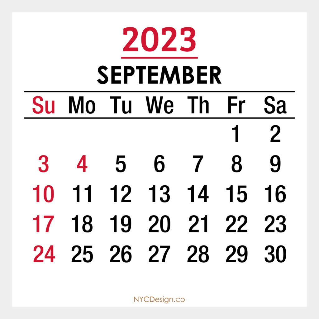 2023 Monthly Calendar with US Holidays, Printable Free – White ...